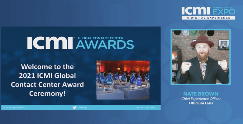 Announcing the 2021 ICMI Global Contact Center Awards WInners