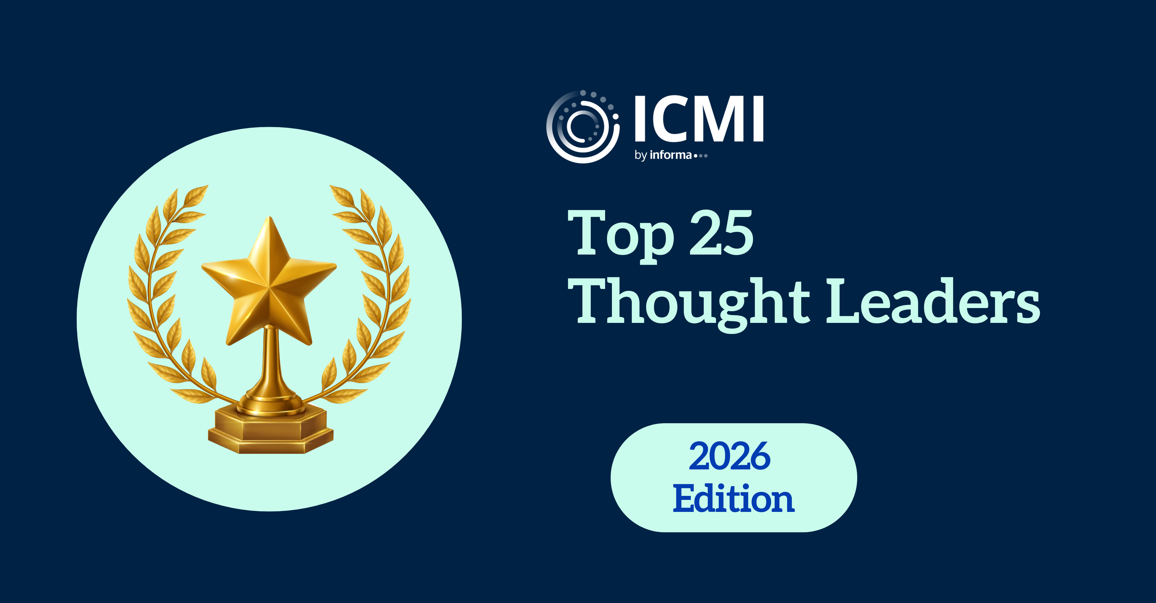Meet the 2026 ICMI Top 25 Thought Leaders